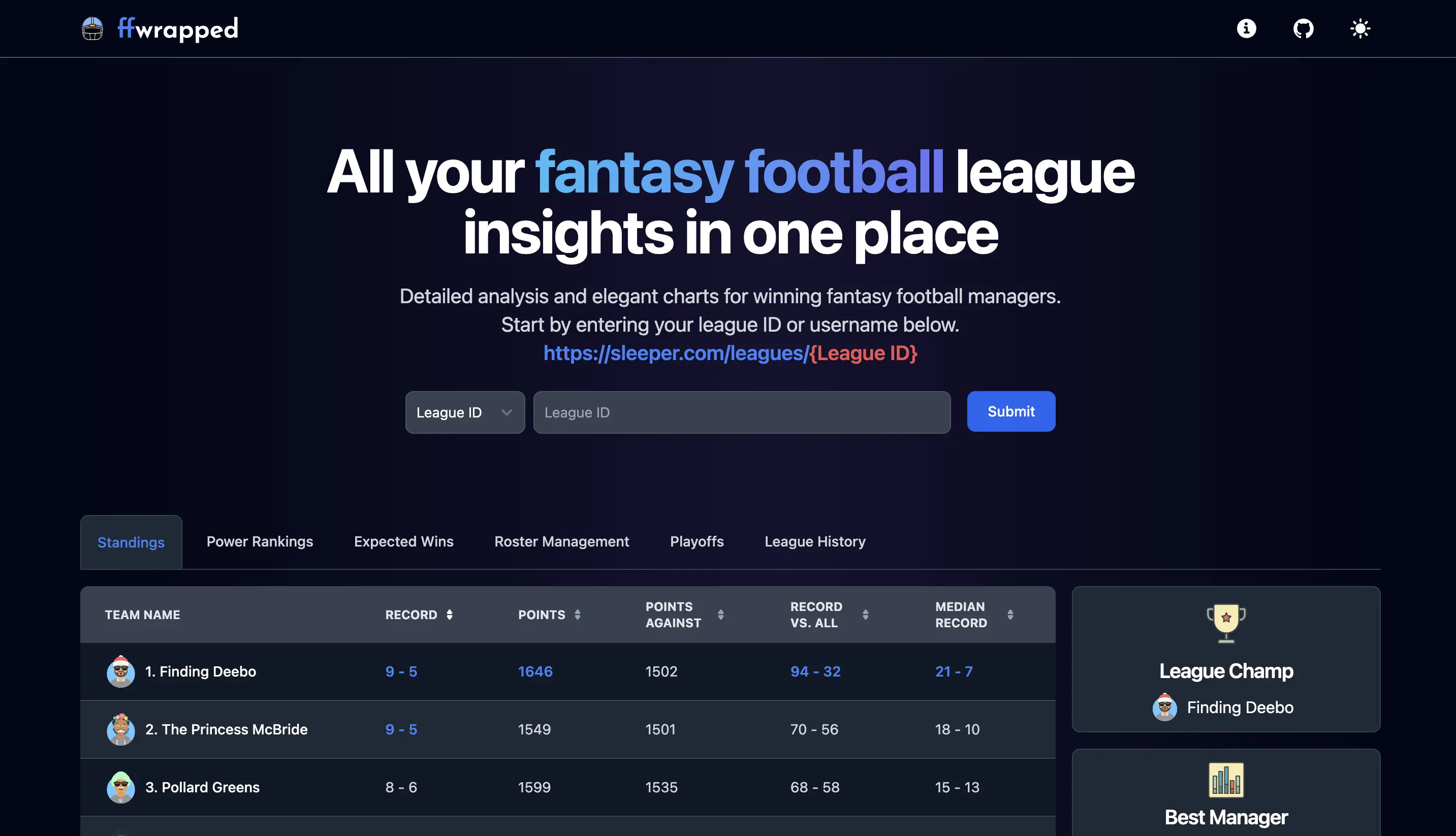 Lots of Shots Fantasy Football